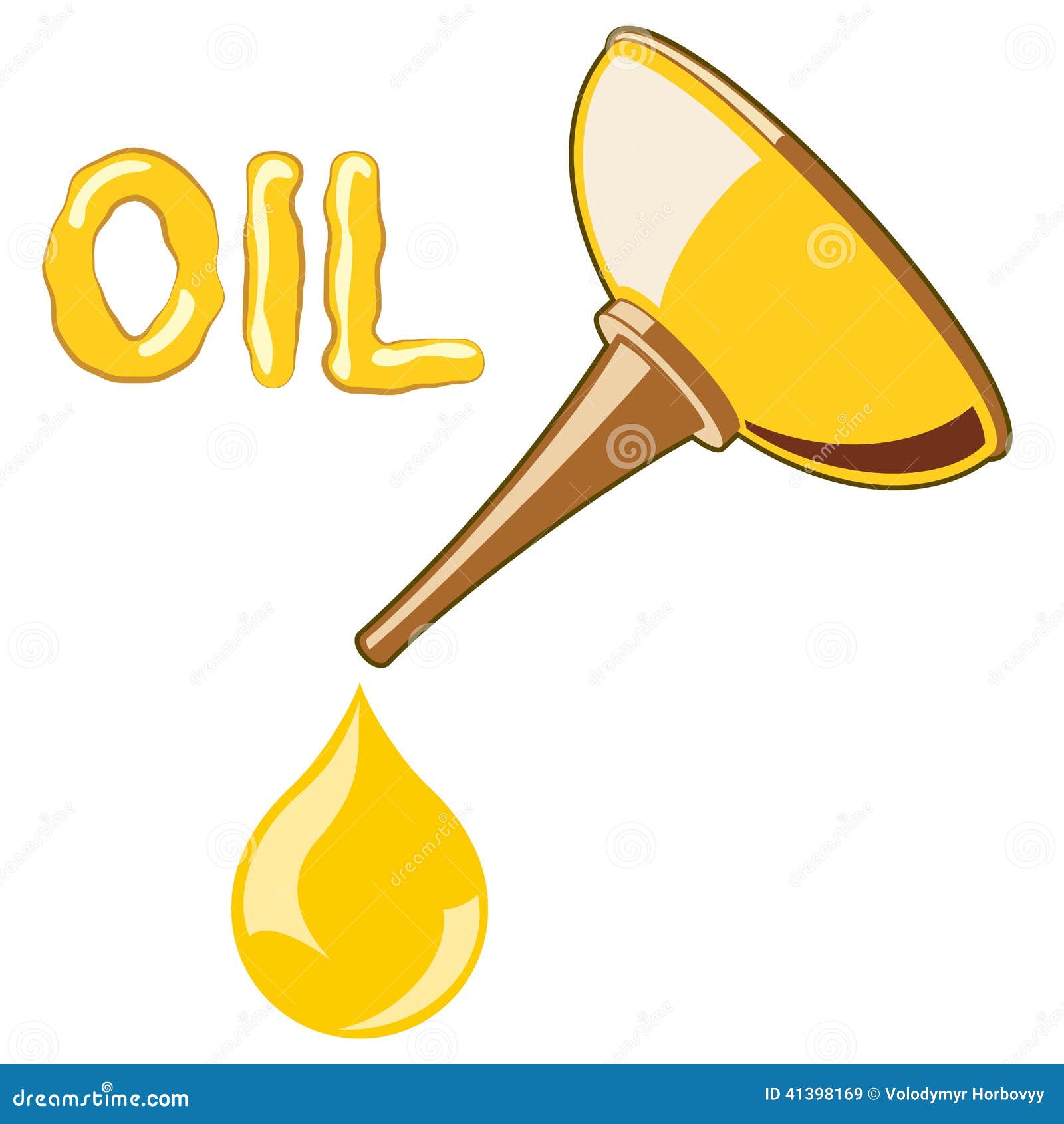 Graisseur D'huile Avec De L'huile Illustration de Vecteur ...