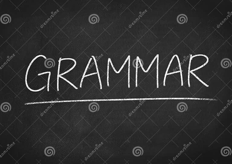Grammar stock image. Image of grammar, chalkboard, concept - 94046237