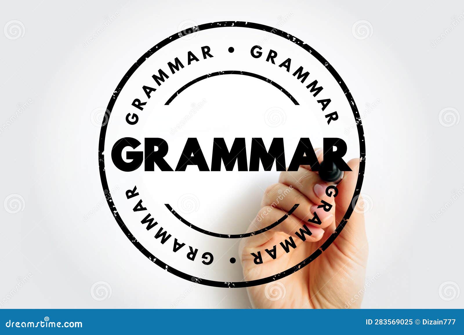 Grammar Text Stamp, Concept Background Stock Image - Image of grunge ...