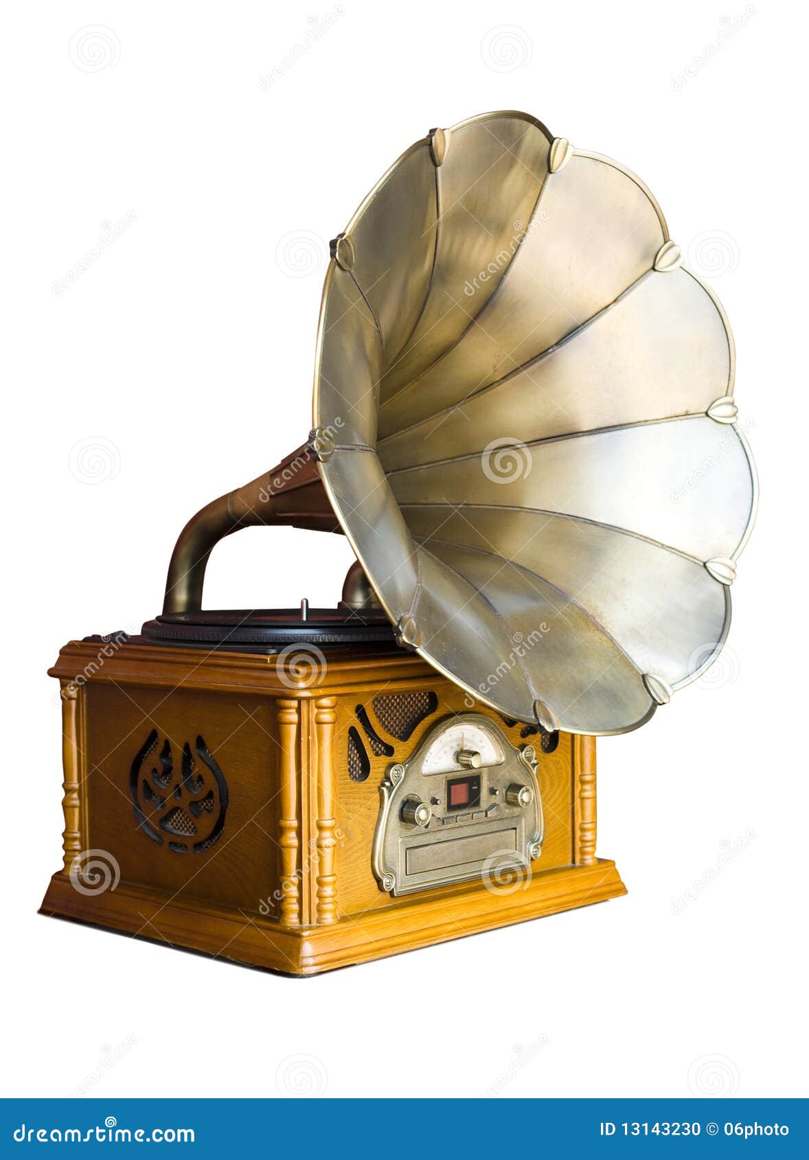 Grammophon stockfoto. Bild von grammophon, megafon, plattenspieler ...
