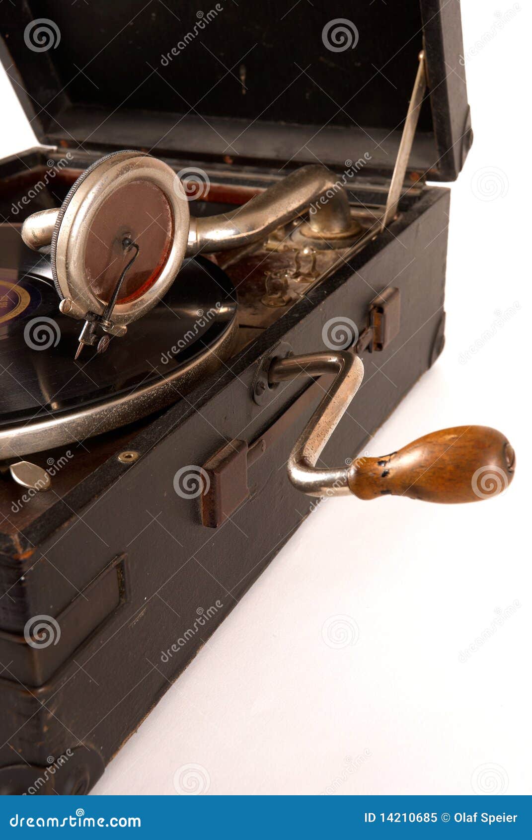 Gramophone stock image. Image of vintage, antique, phonograph - 14210685