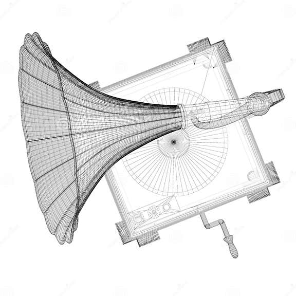 Gramophone stock image. Image of disk, entertainment - 41511299