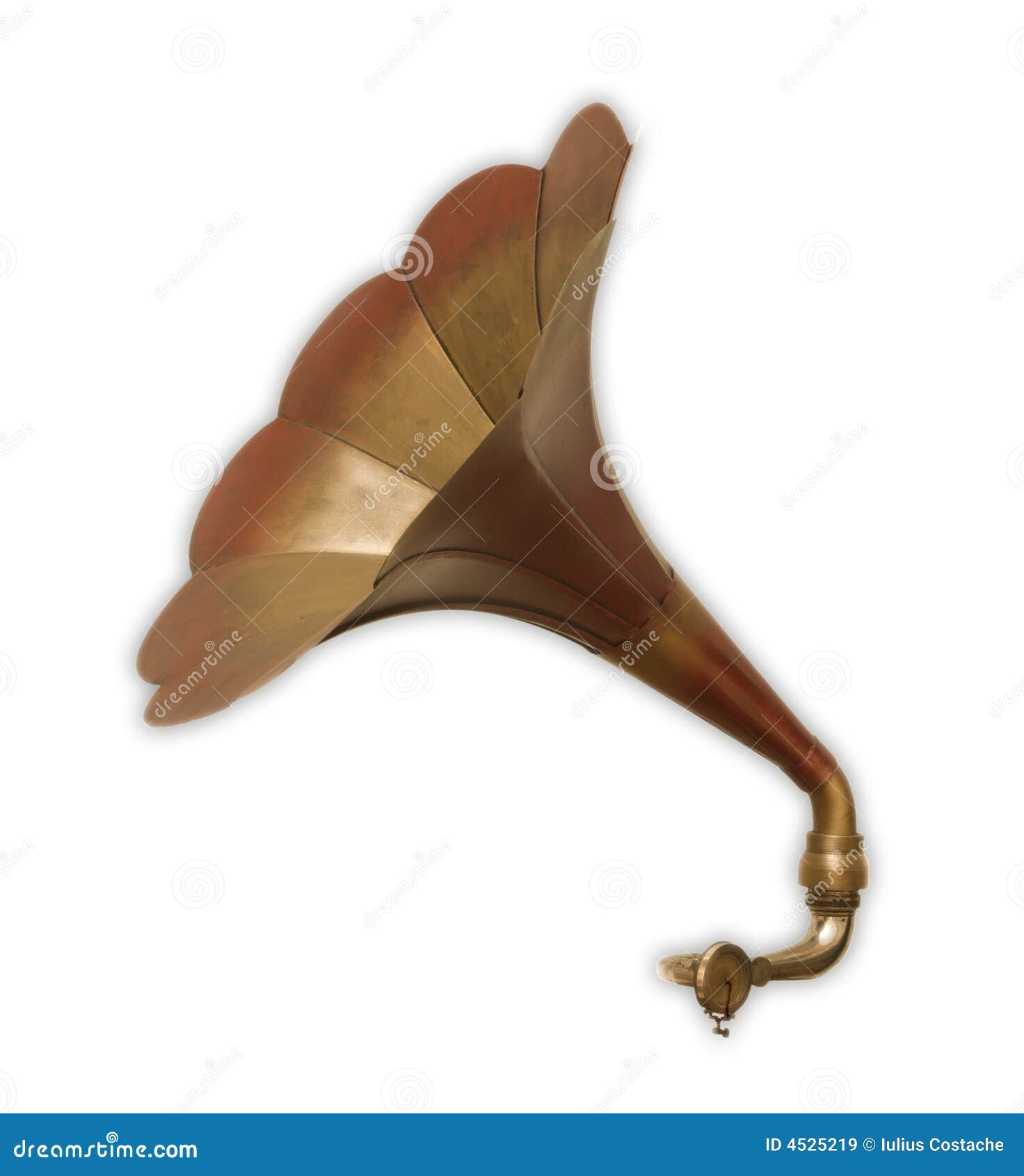 Gramophone funnel stock image. Image of retro, funnel - 4525219
