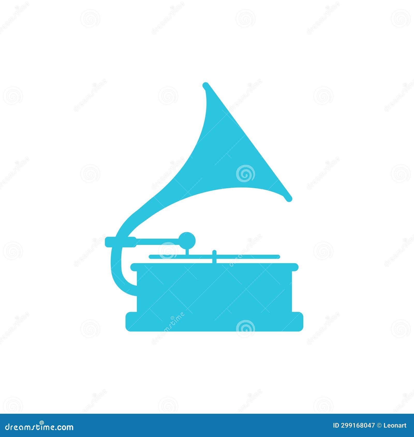 Gramophone Icon. Music Festival Emblem Logo Label. Treble Clef. Vector ...