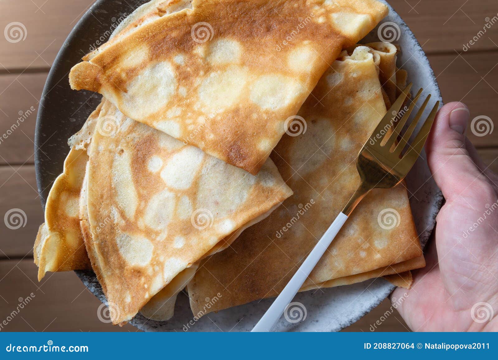 Grampo De Panquecas Tradicional Para a Semana Da Panqueca Russa Foto de Stock - Imagem de ...