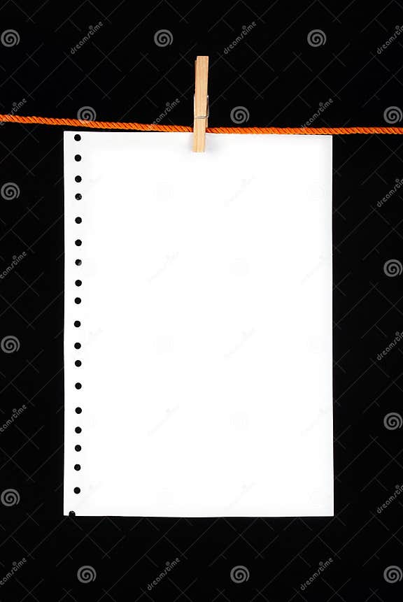 Grampo de papel foto de stock. Imagem de recorte, grampo - 5417648