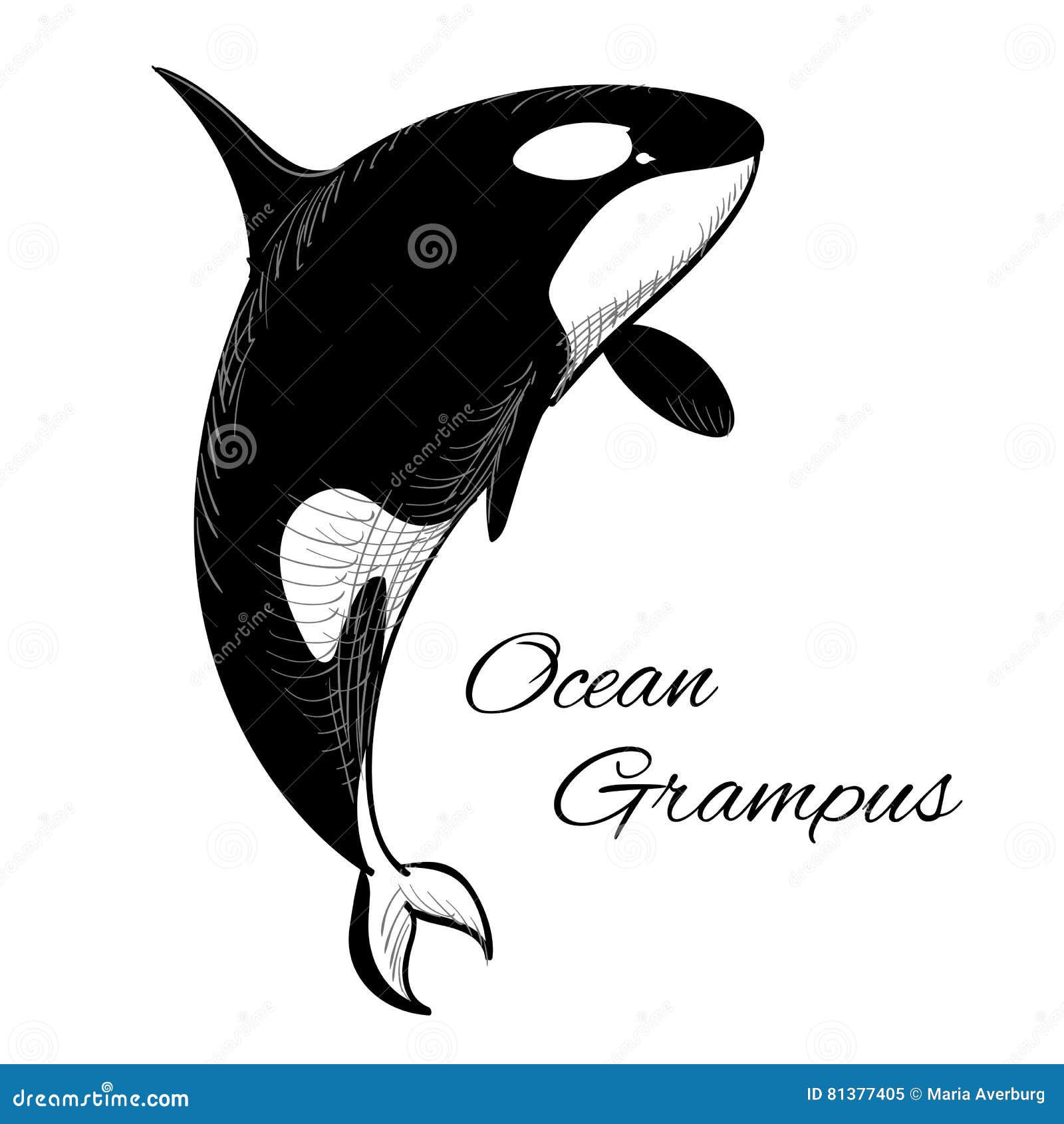 Grampus Icon Vector Isolated On White Background, Logo Concept O ...