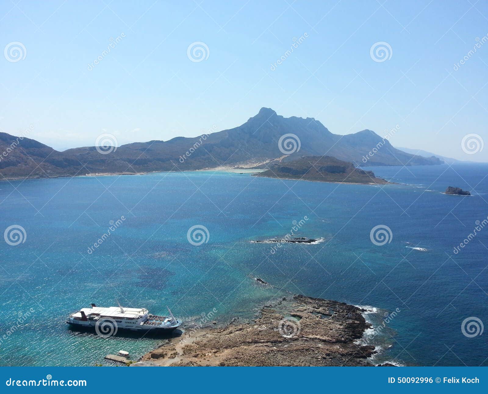 Gramvousa - Balos Sightseeing Editorial Photo - Image of greece ...