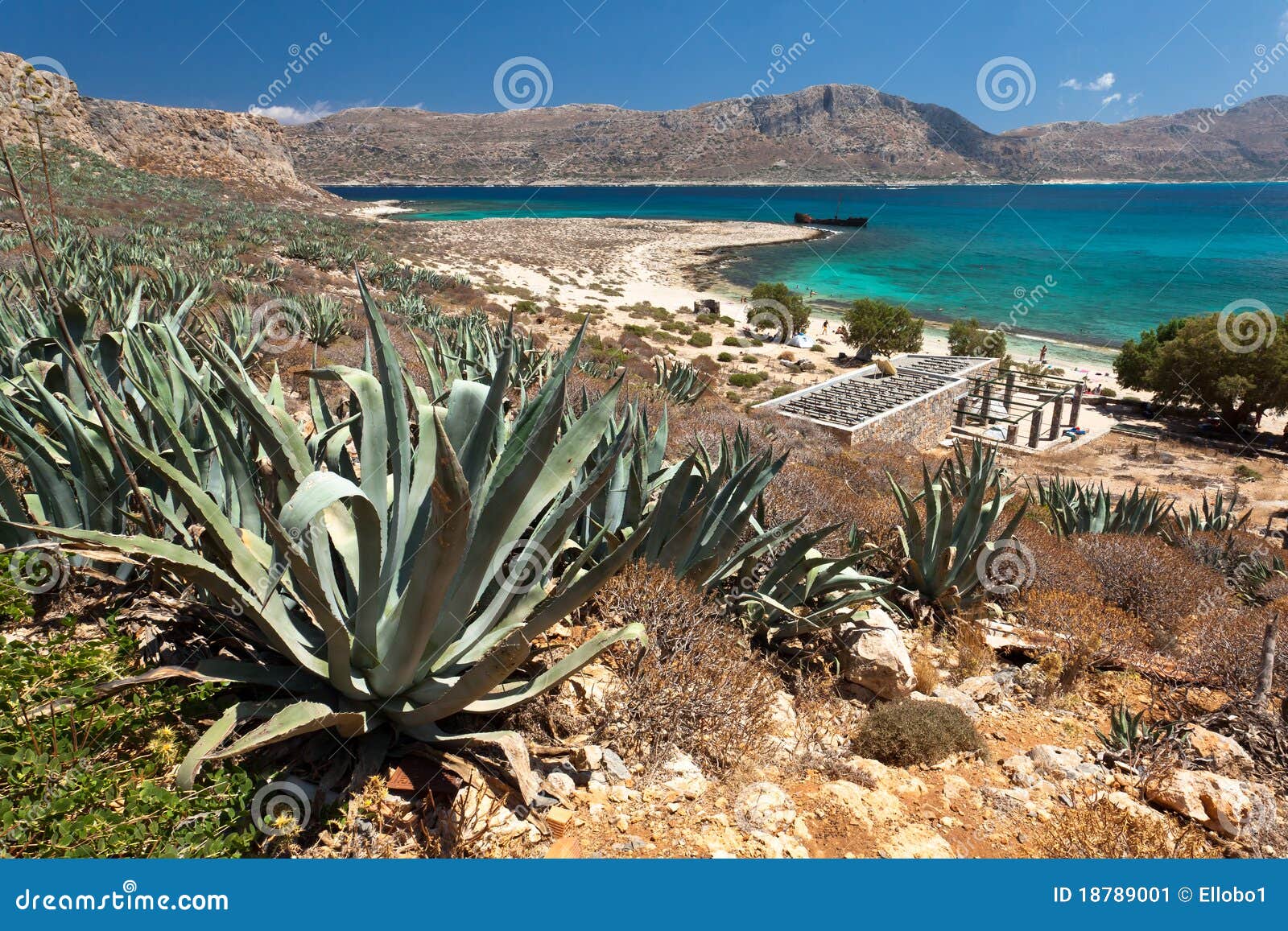 Gramvousa Island Near Crete, Greece. Balos Beach. Magical Turquoise ...
