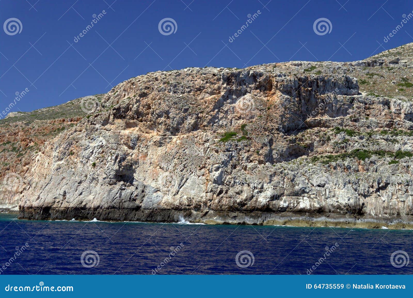 Gramvousa Island and Balos Bay Stock Image - Image of ionian, travel ...