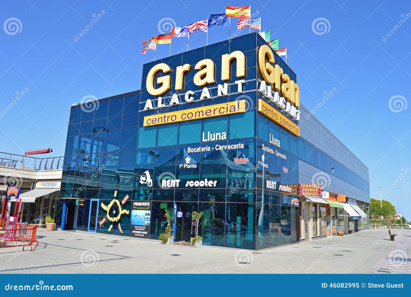 Gran Alacant Centro Comercial - Shopping Center Mall Editorial Image ...