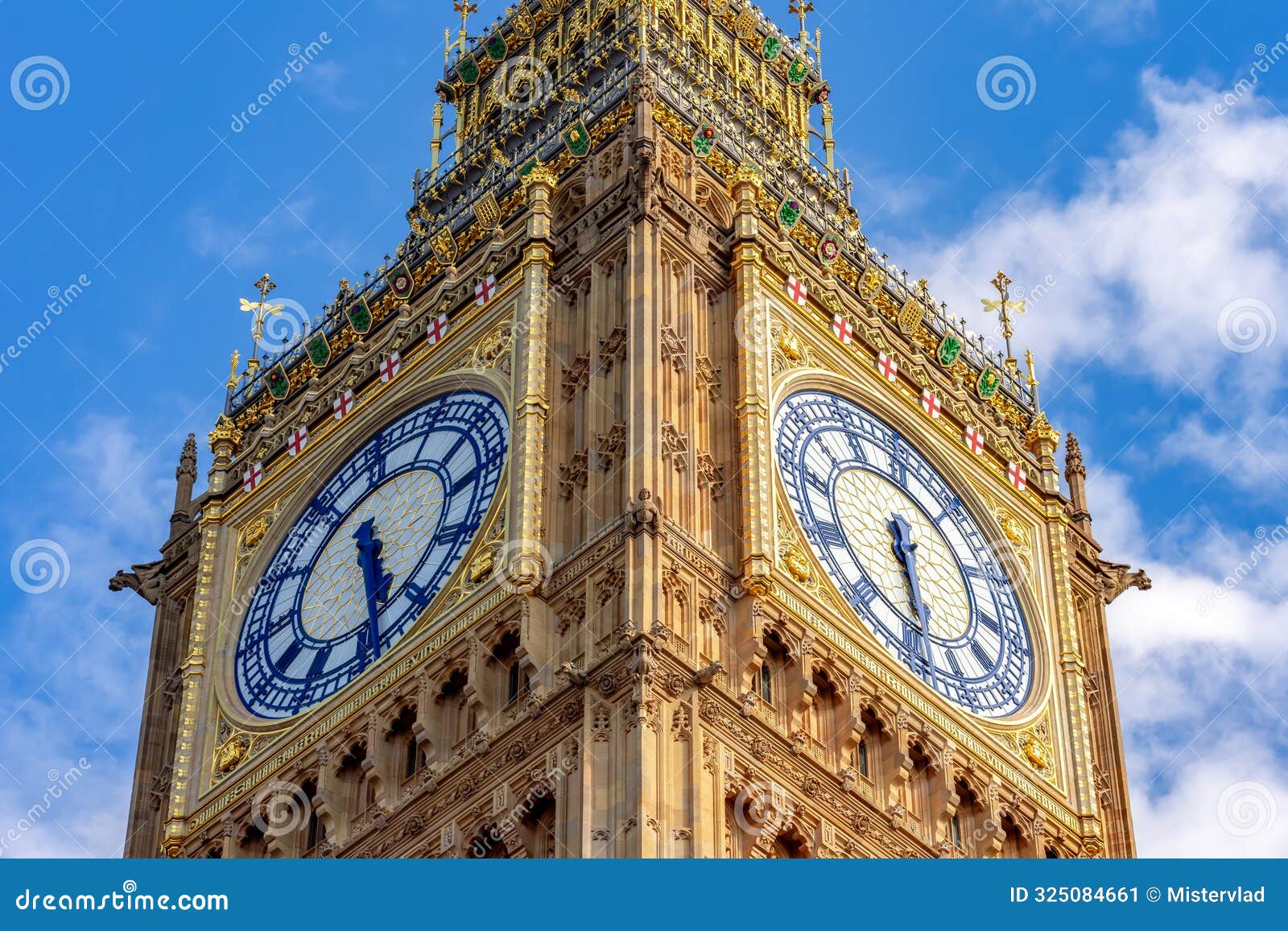 Gran Ben Clock De Elizabeth Tower London Uk Imagen de archivo - Imagen ...