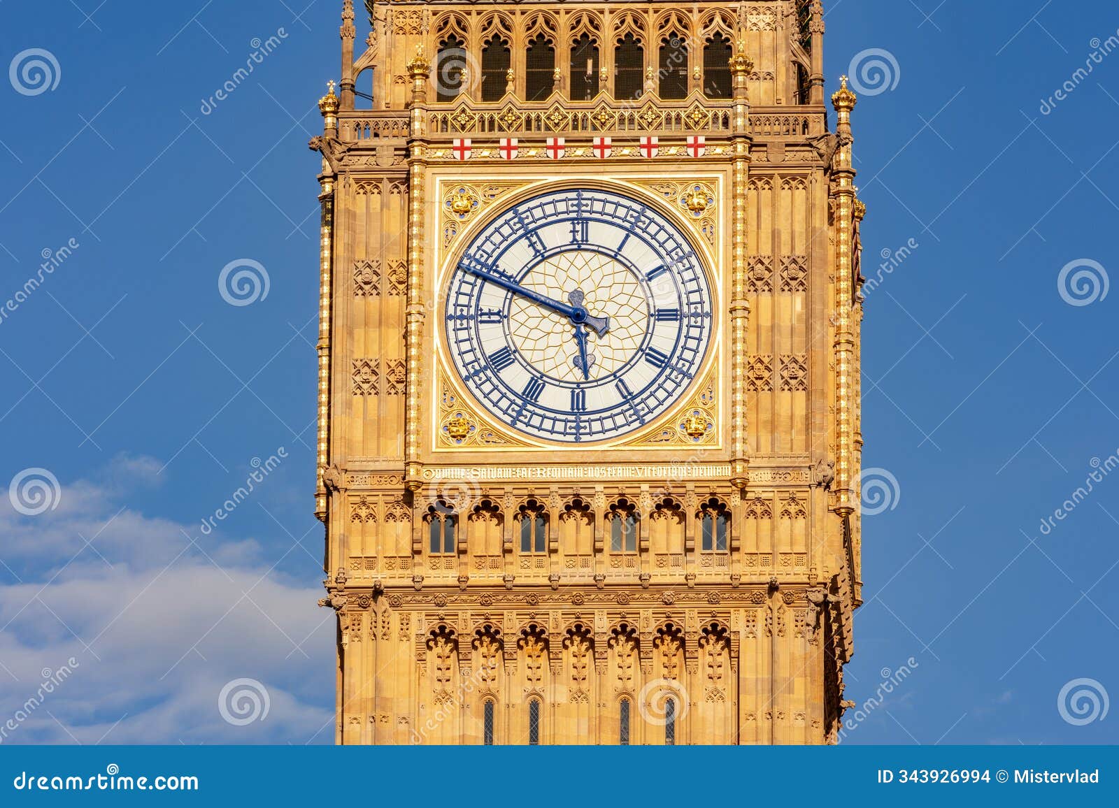 Gran Ben Clock De Elizabeth Tower London Uk Stock de ilustración ...