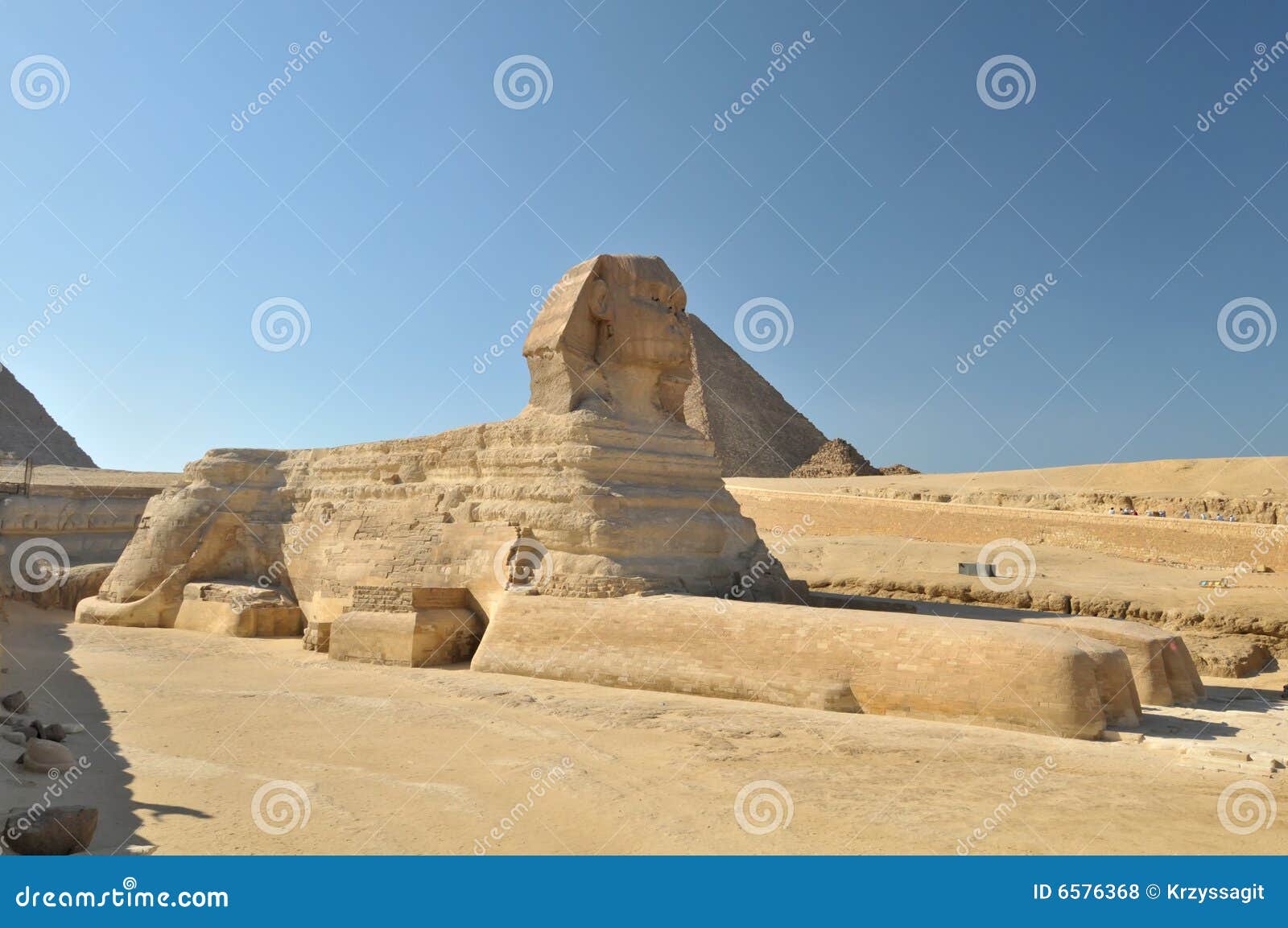 Gran esfinge foto de archivo. Imagen de egipto, cairo - 6576368