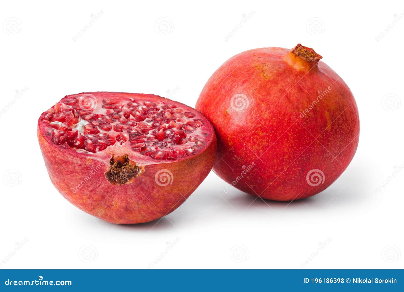 Gran granada madura foto de archivo. Imagen de granuloso - 196186398