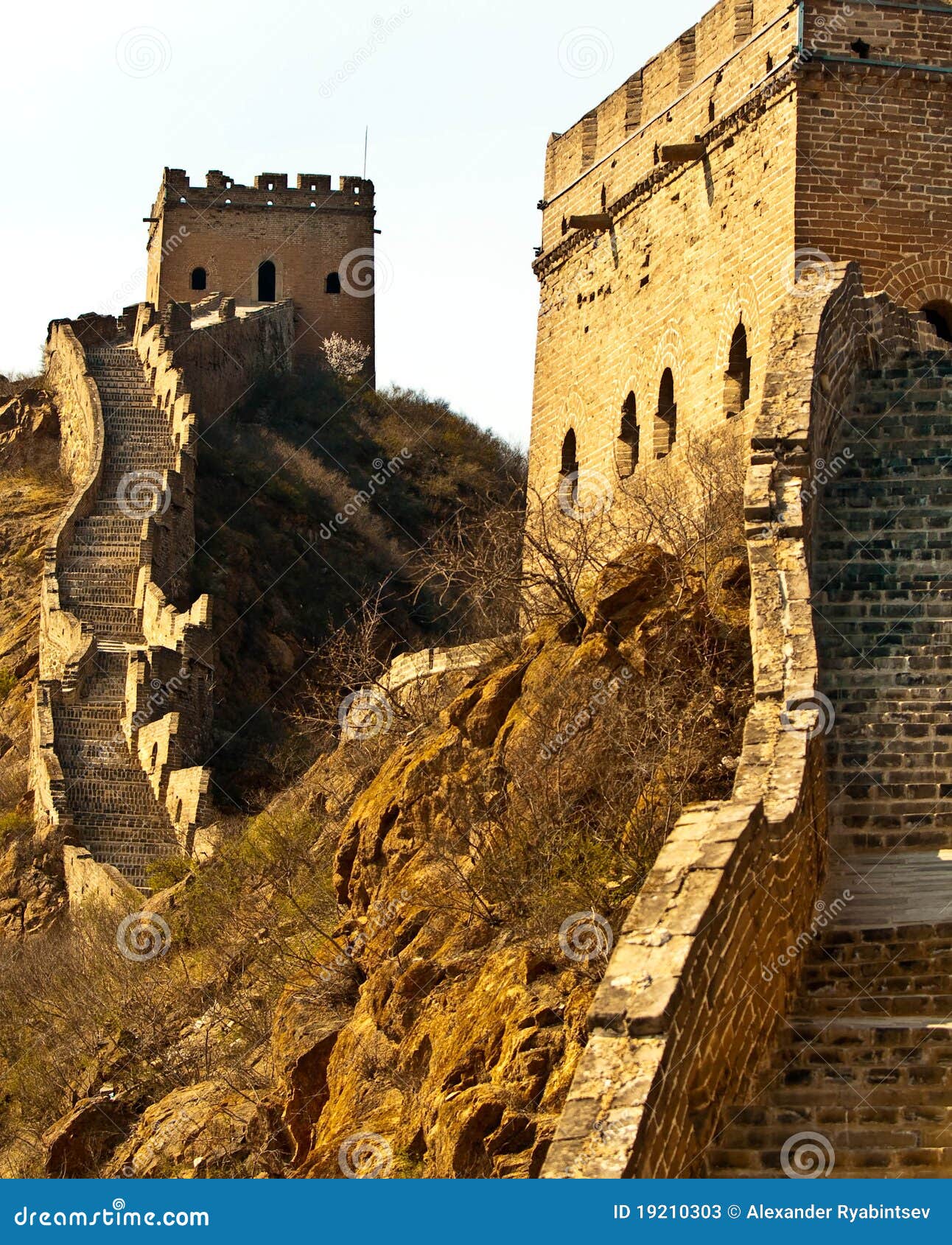 Gran Muralla, China imagen de archivo. Imagen de famoso - 19210303