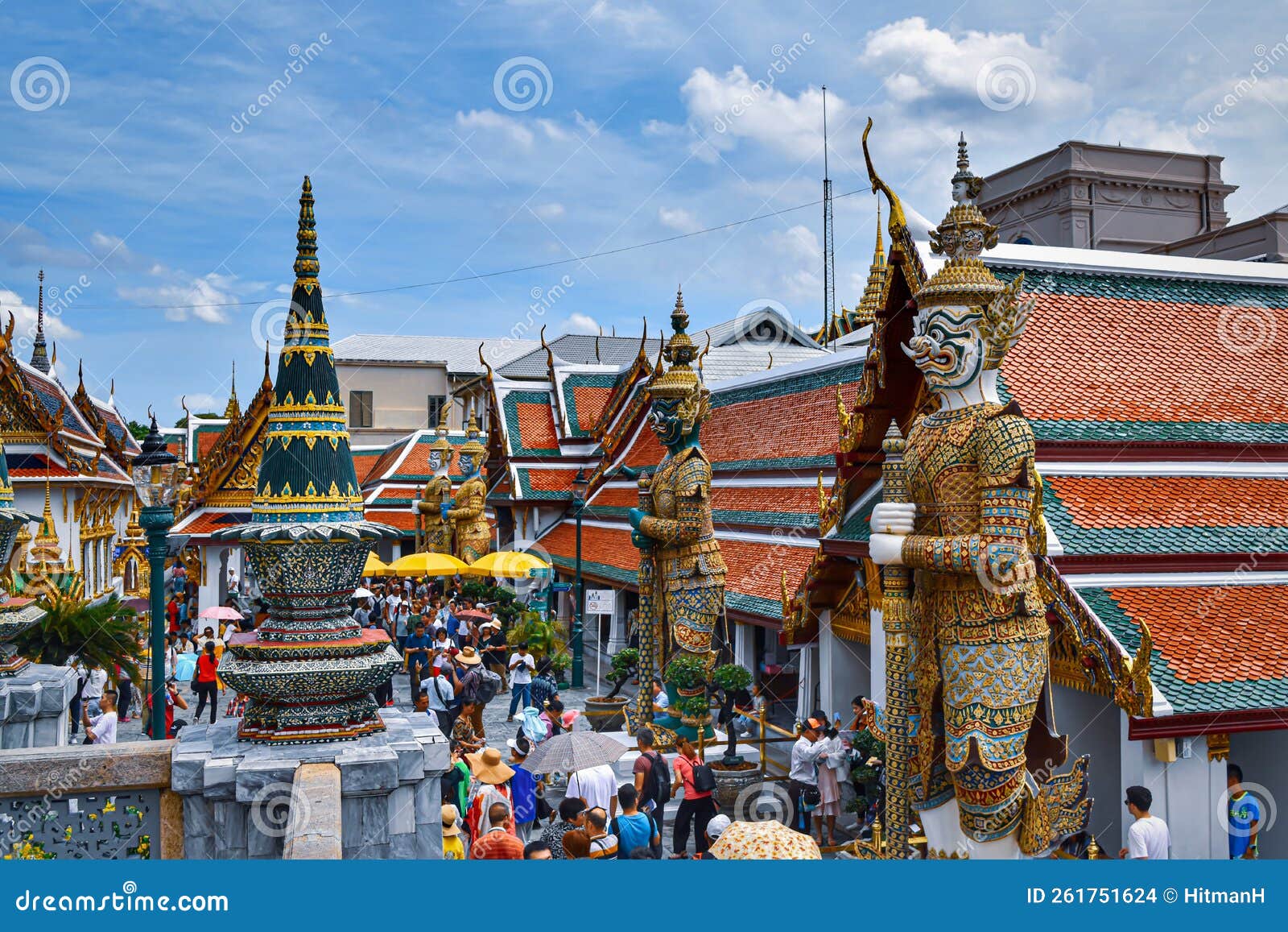 Gran Palacio De Bangkok Imagen De Archivo Editorial Imagen De Verde