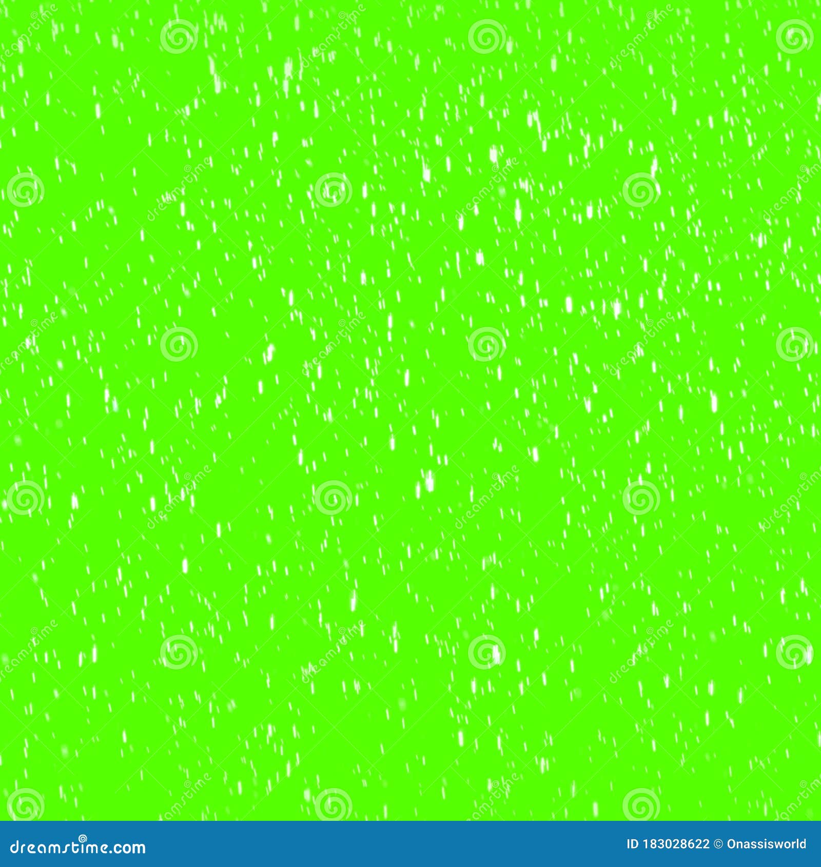 Gran Pantalla Verde Elementos Lluvia Lluvia Lluvia Lluvia Torrente ...