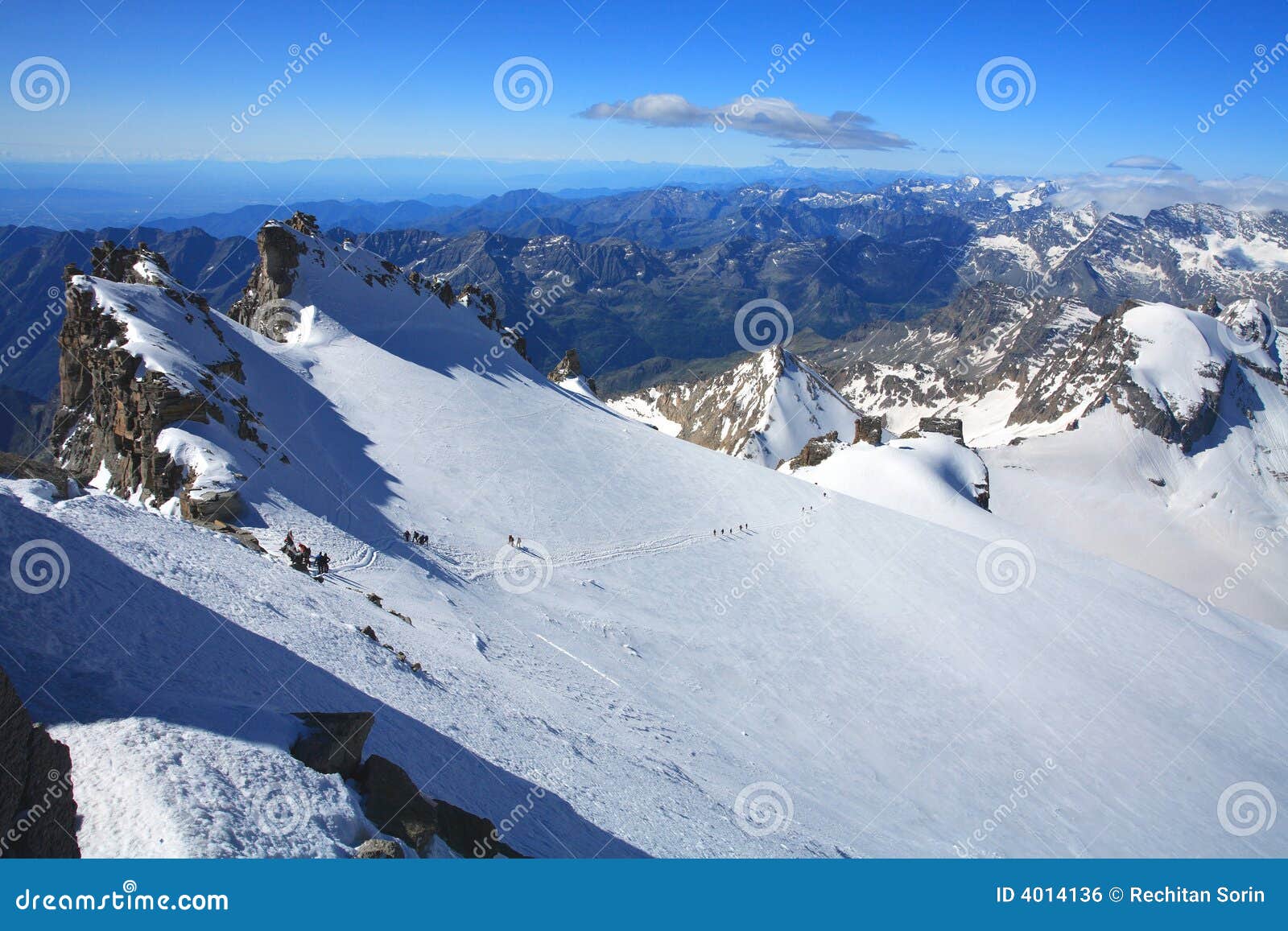 Gran Paradiso stock photo. Image of europe, equipment - 4014136