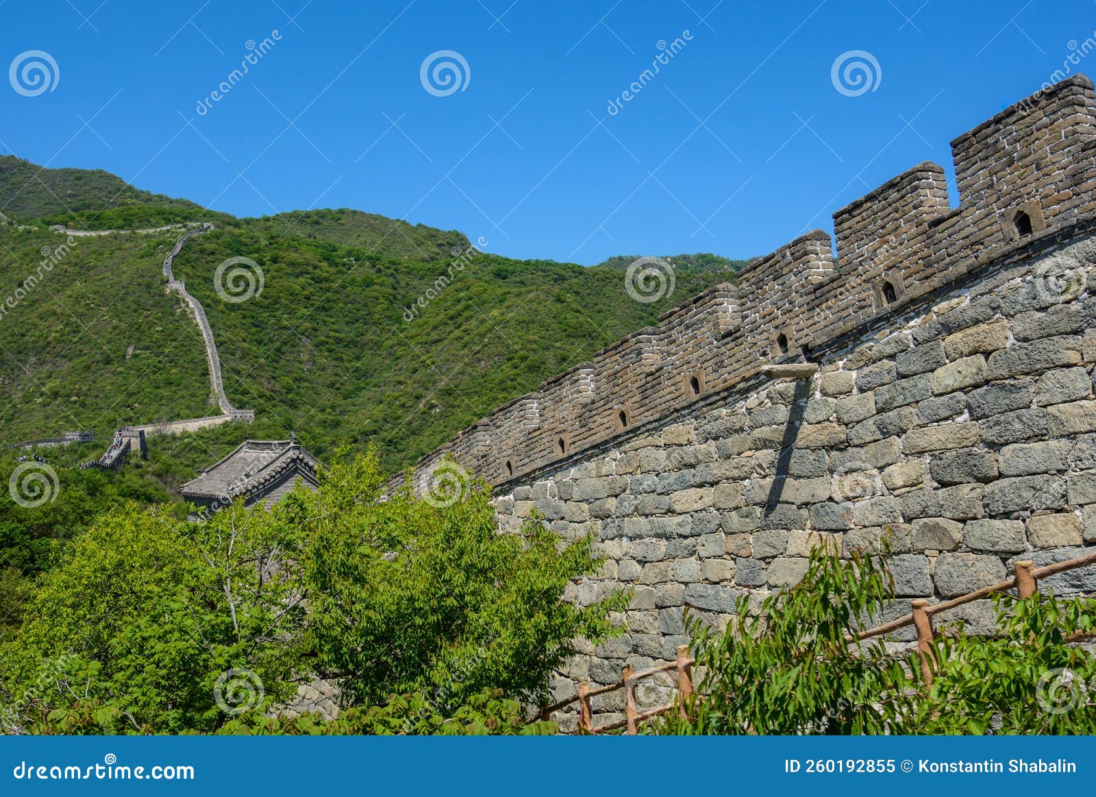 Gran Pared. La Gran Estructura Artificial. Gran Muro De China Imagen de ...