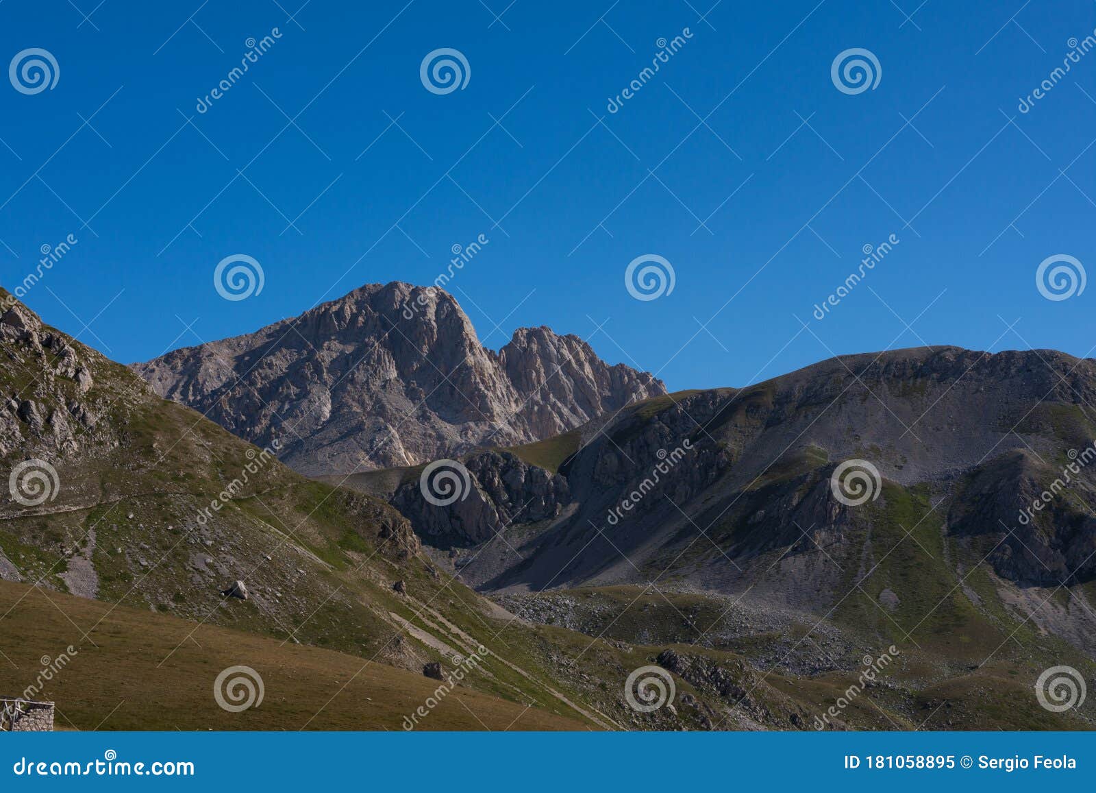 Gran Sasso of Italy stock image. Image of gran, massif - 181058895
