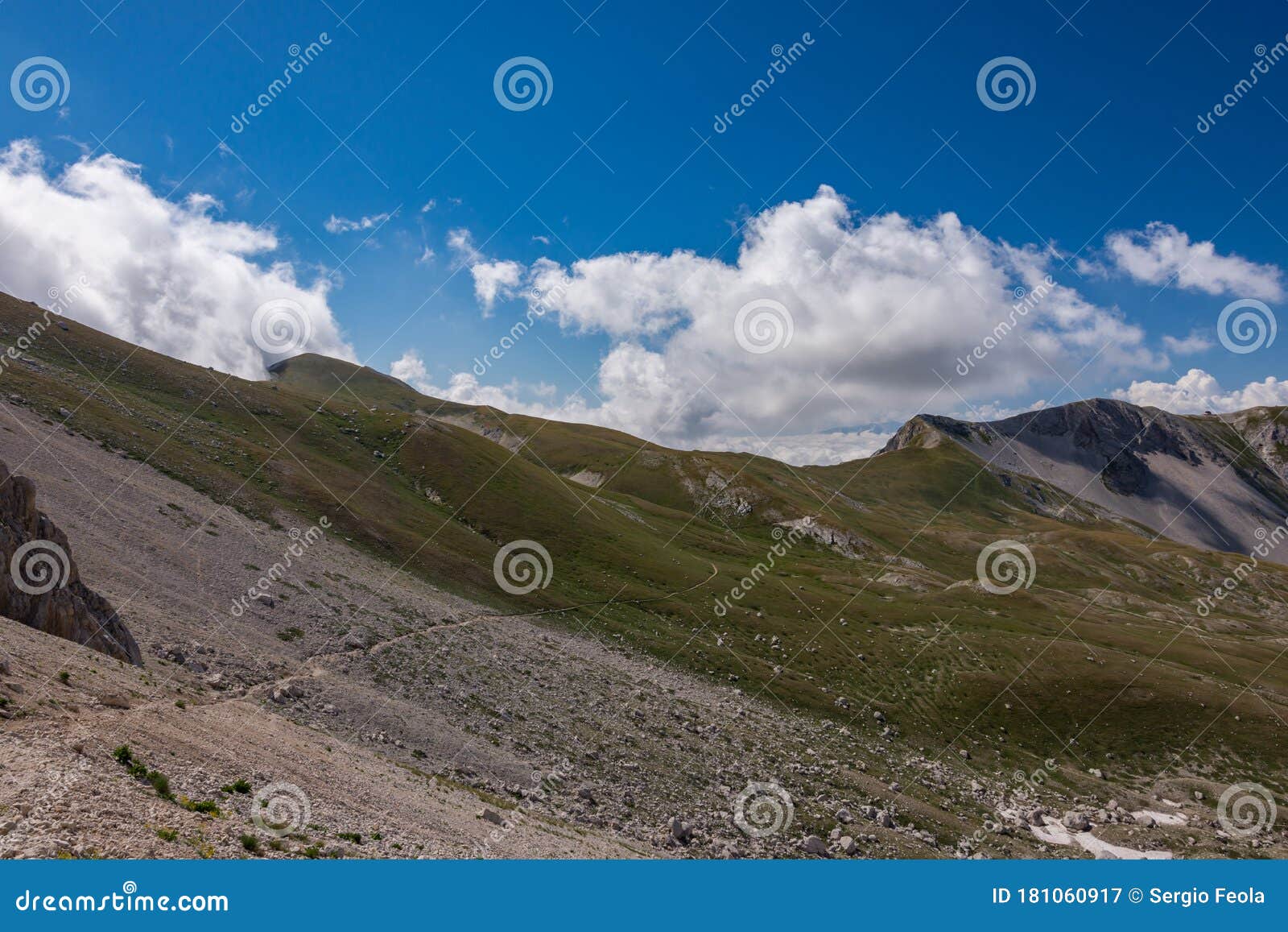Gran Sasso of Italy stock image. Image of massif, aquila - 181060917