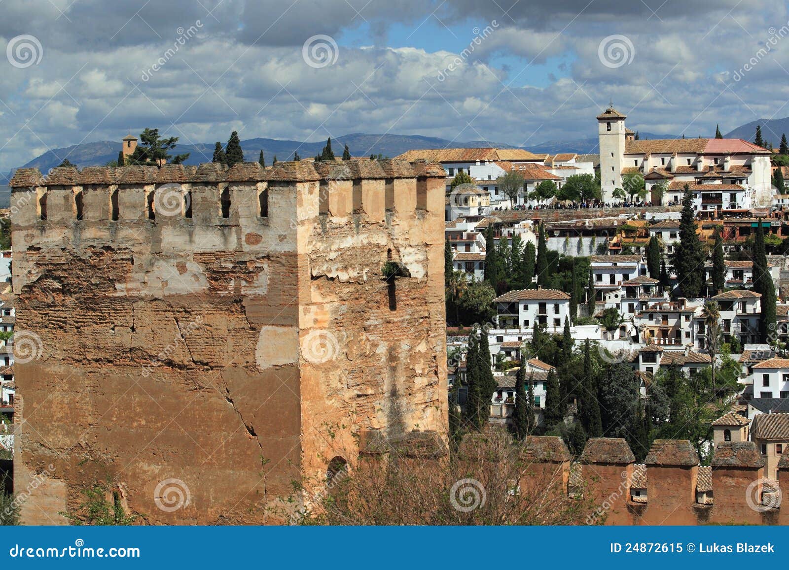 Granada stock image. Image of medieval, church, moorish - 24872615