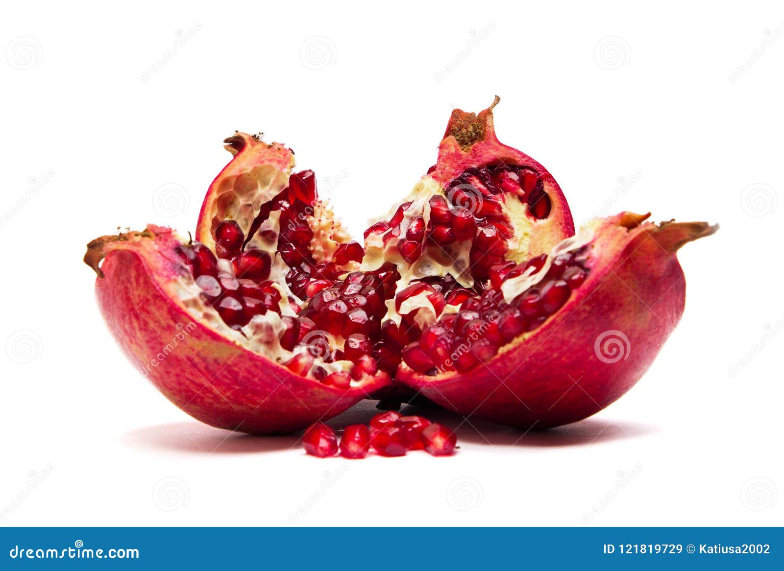 Granada Aislada En El Fondo Blanco Imagen de archivo - Imagen de ...