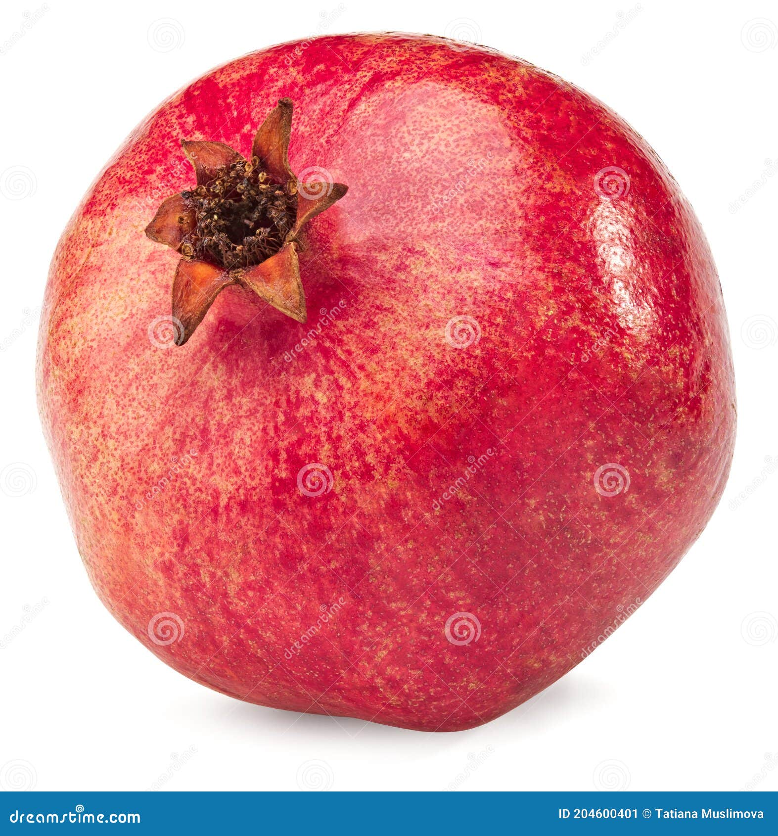 Granada Aislada Sobre Fondo Blanco. Trazado De Recorte Imagen de ...