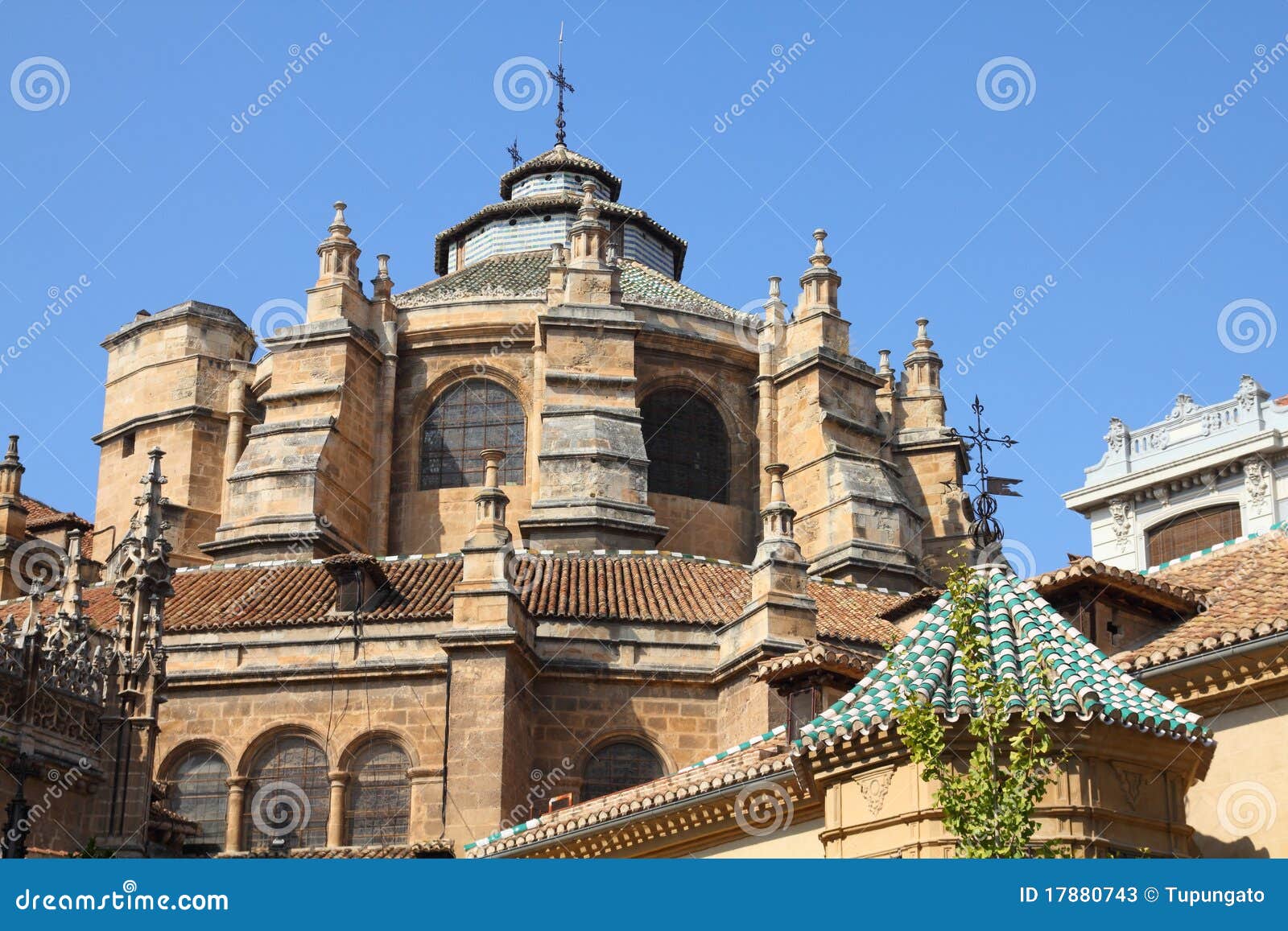 Granada cathedral stock image. Image of church, architecture - 17880743
