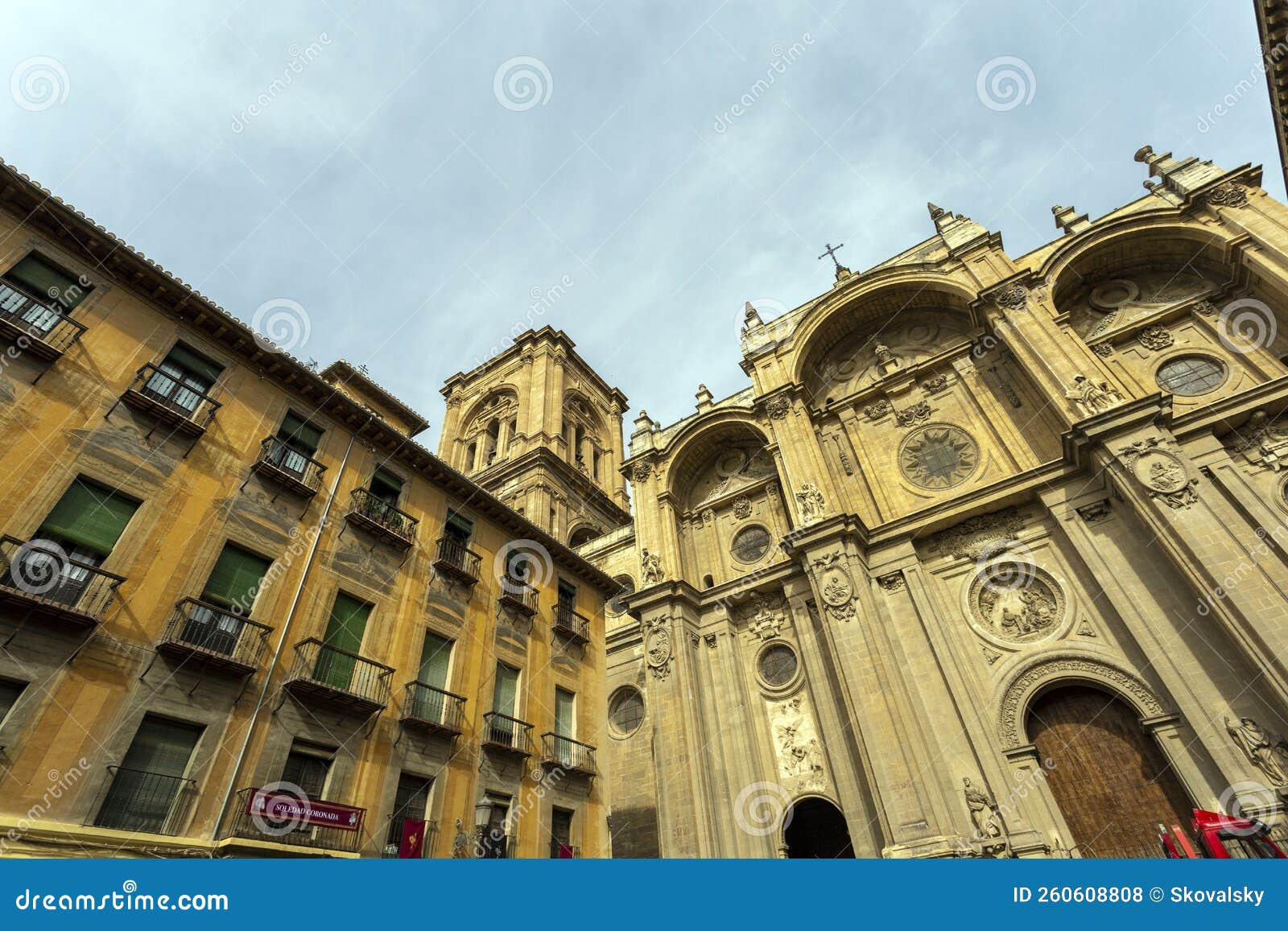 Granada Cathedral in Granada Stock Photo - Image of european ...