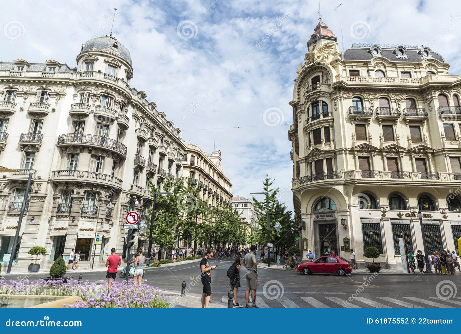 Granada center, Spain editorial photography. Image of journey - 61875552