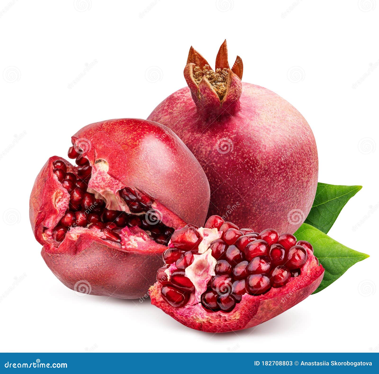 Granada en fondo blanco imagen de archivo. Imagen de fresco - 182708803