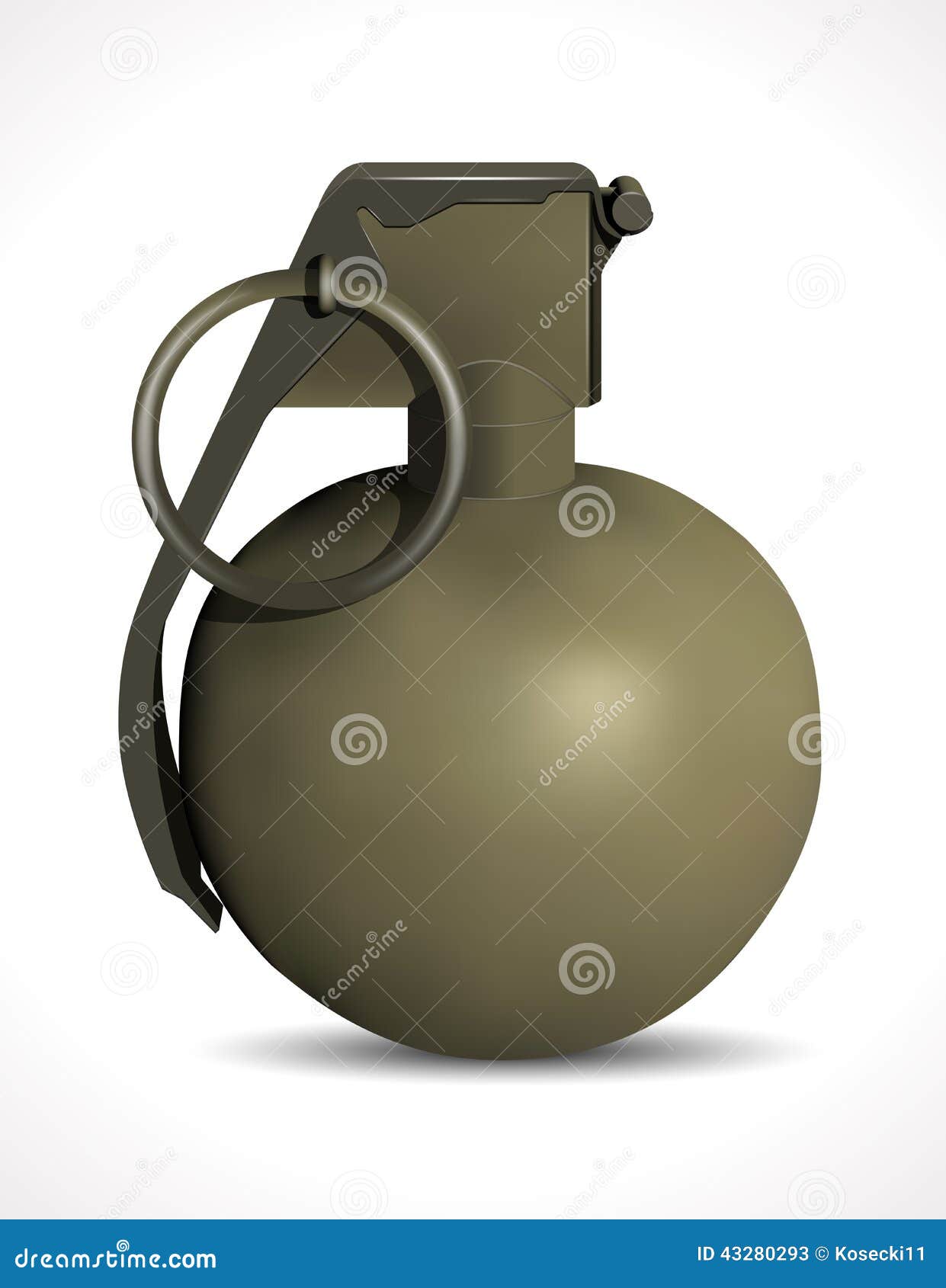 Granada - Potente Explosivo Ilustración del Vector - Ilustración de ...