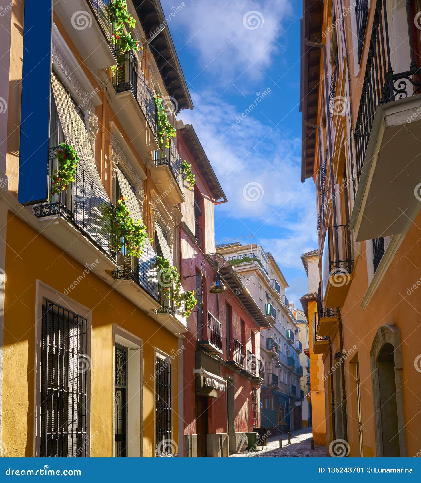 Granada Realejo Downtown District Spain Stock Image - Image of spain ...