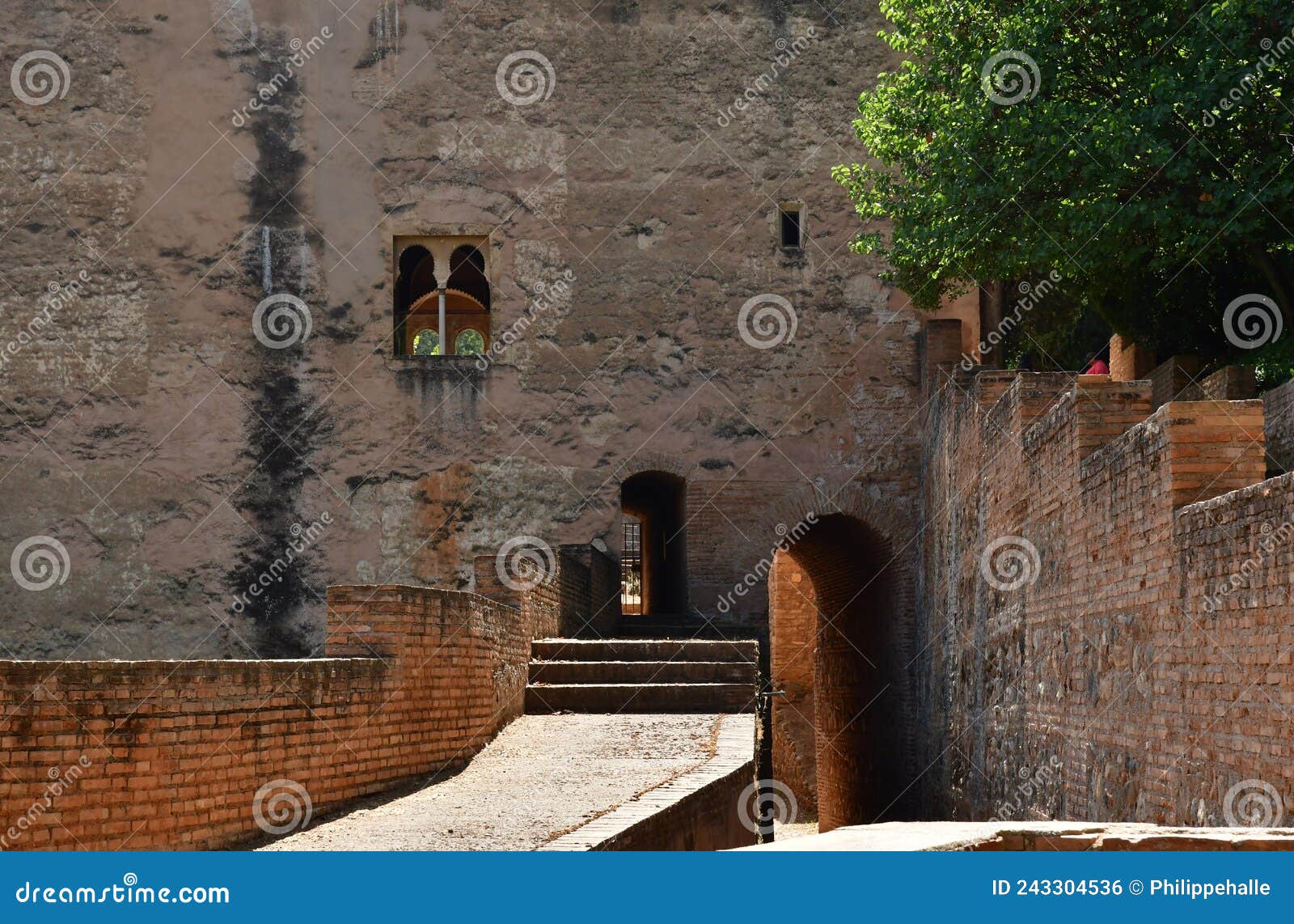 Granada; Spain - August 27 2019 : Alhambra Palace Editorial Photo ...