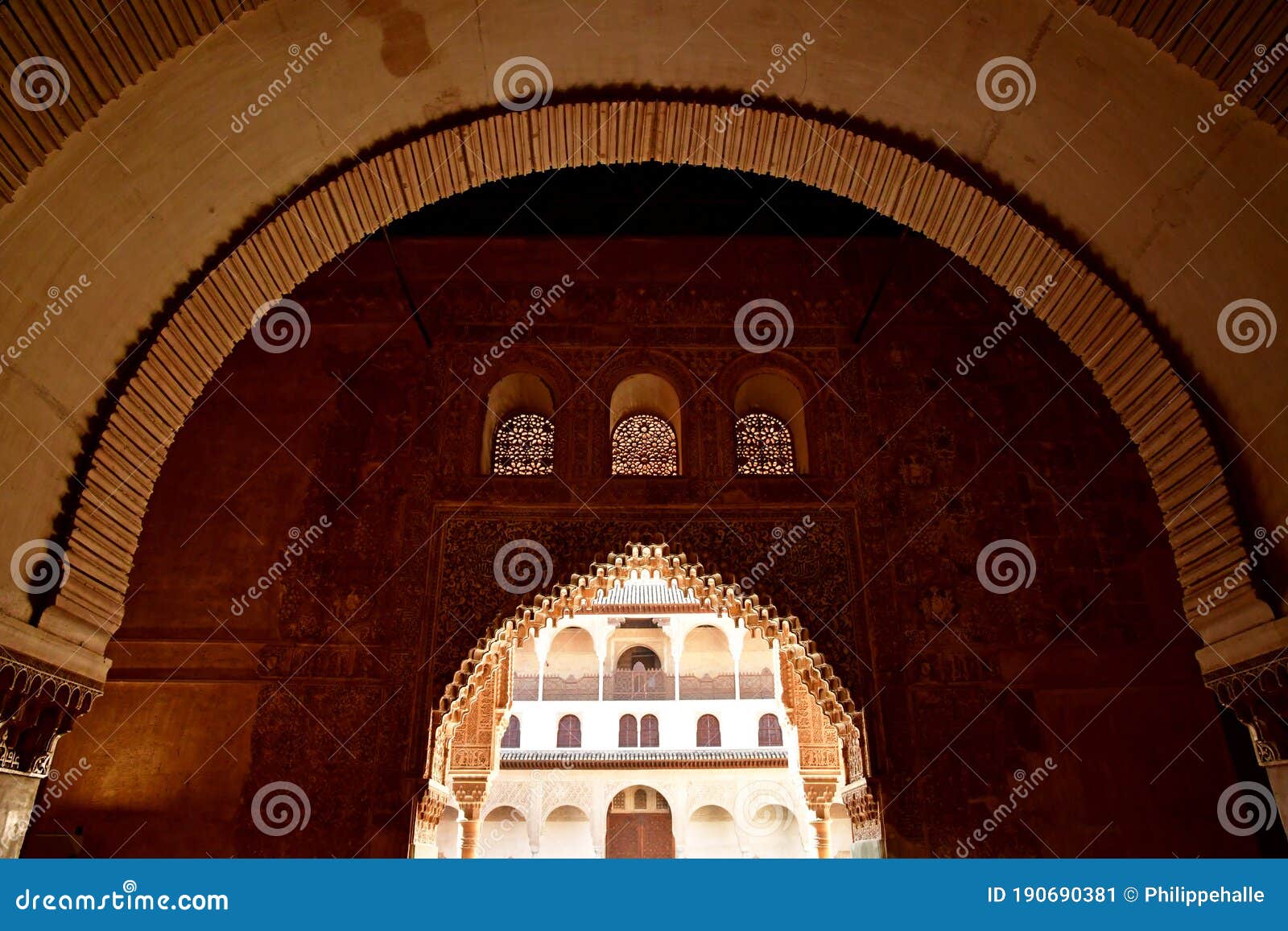 Granada; Spain - August 27 2019 : Alhambra Palace Editorial Photo ...