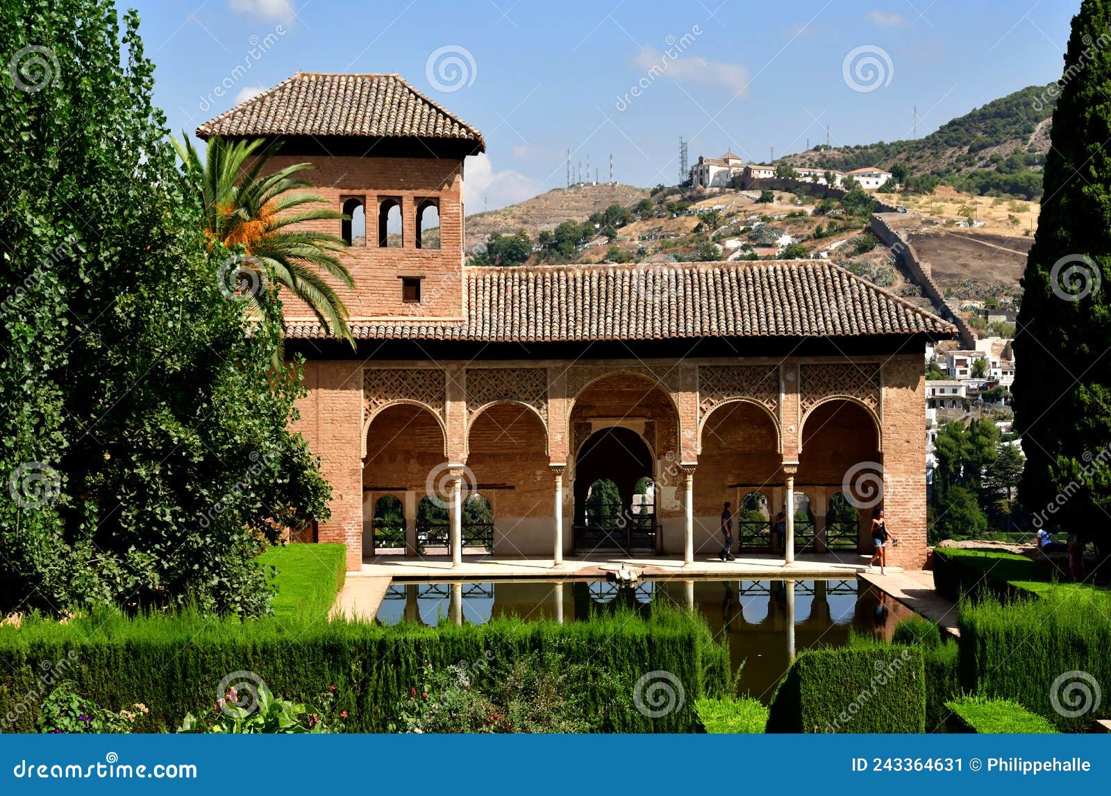 Granada; Spain - August 27 2019 : Alhambra Palace Editorial Photo ...