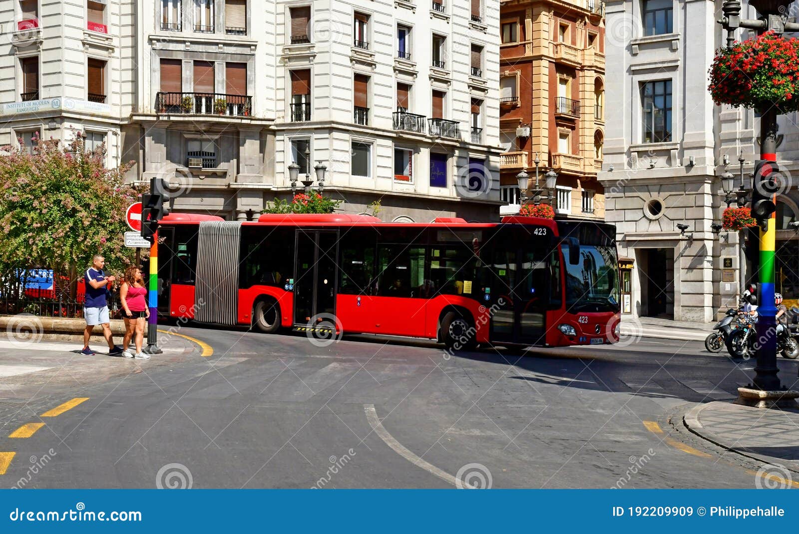 Granada; Spain - August 27 2019 : the Modern City Editorial Stock Image ...