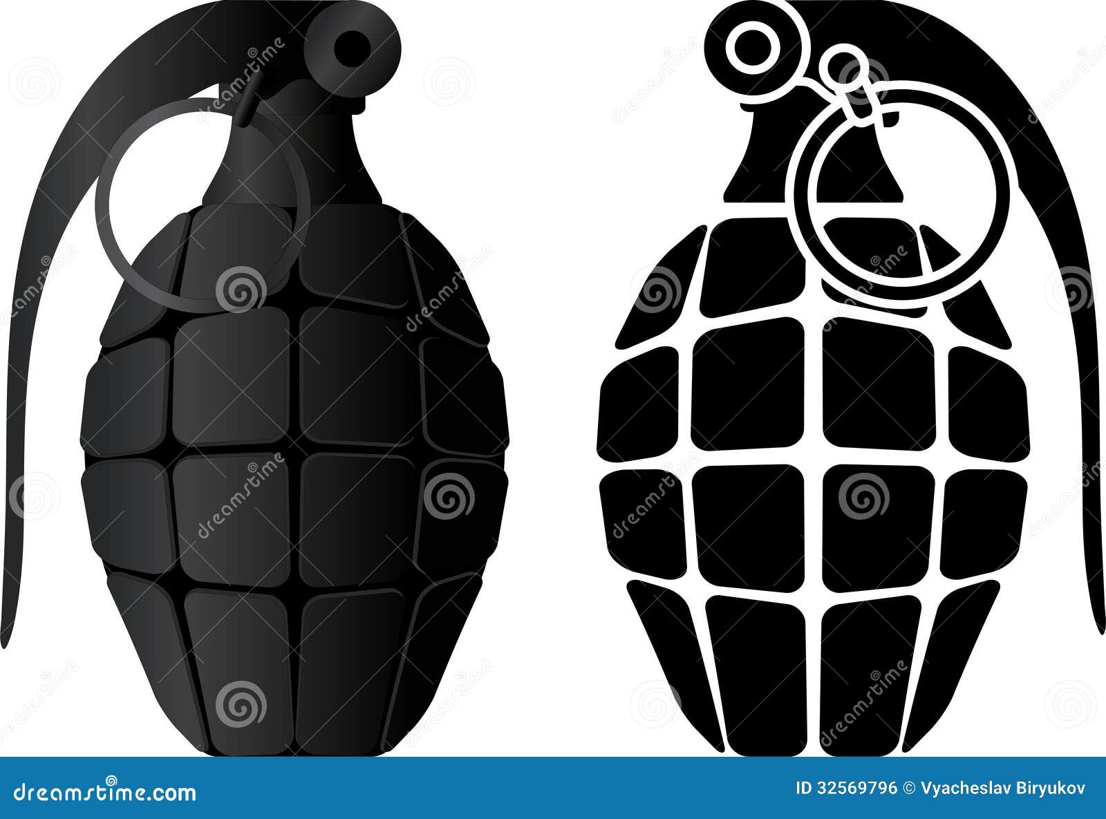 Granada Y Plantilla De La Granada Ilustración del Vector - Ilustración ...