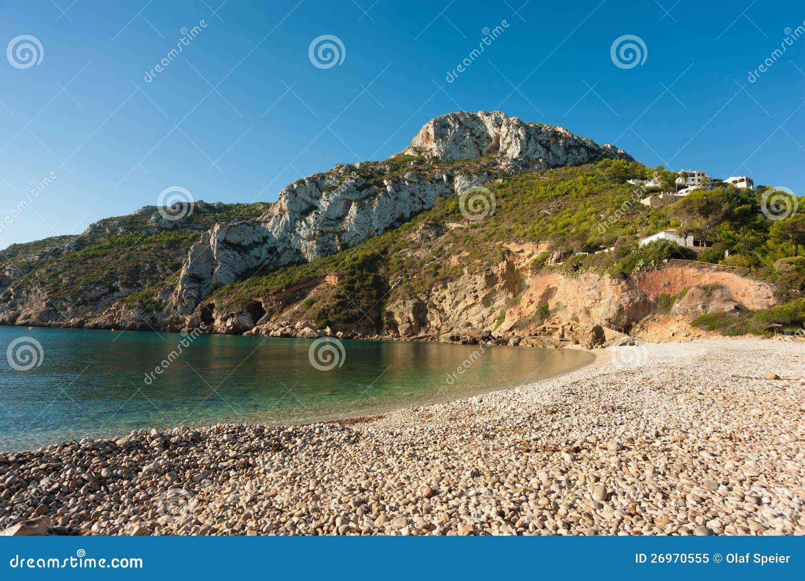 Granadella beach stock image. Image of idyllic, coast - 26970555