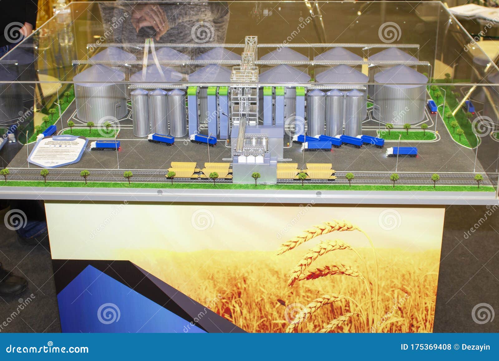 The Granary Model Printed on the 3D Printer. Stock Photo - Image of ...