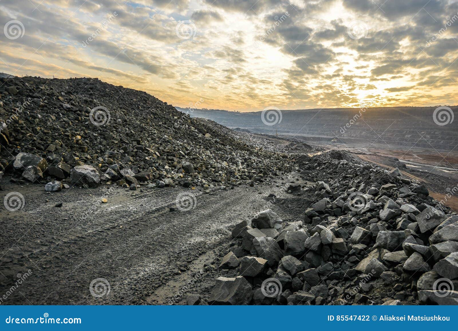 The Granary Quarry for Extraction of Granite Stock Photo - Image of ...
