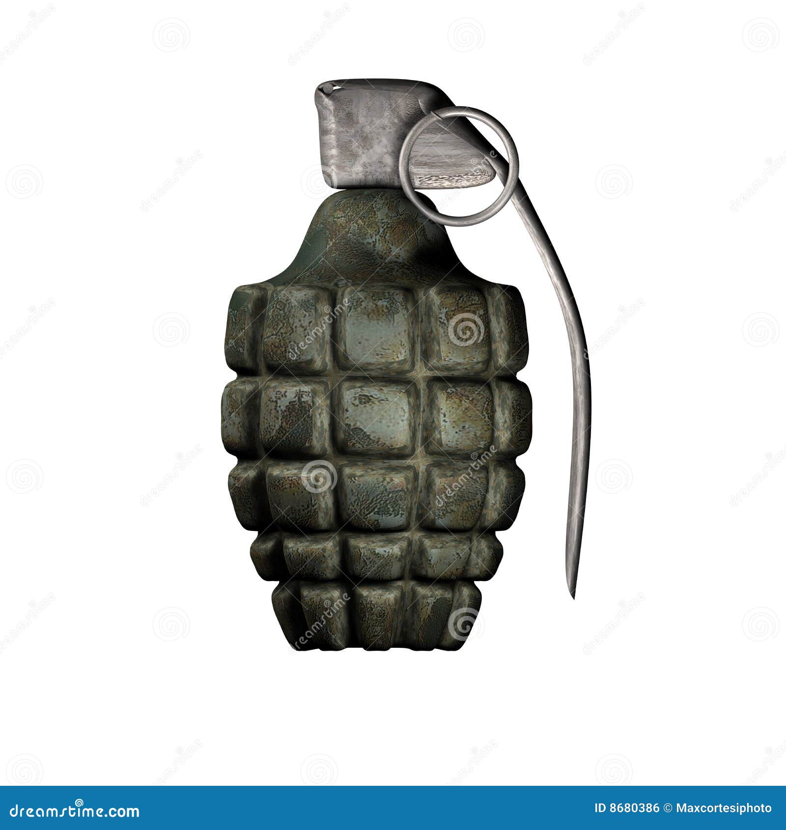 Granata a mano illustrazione di stock. Illustrazione di terrorismo ...