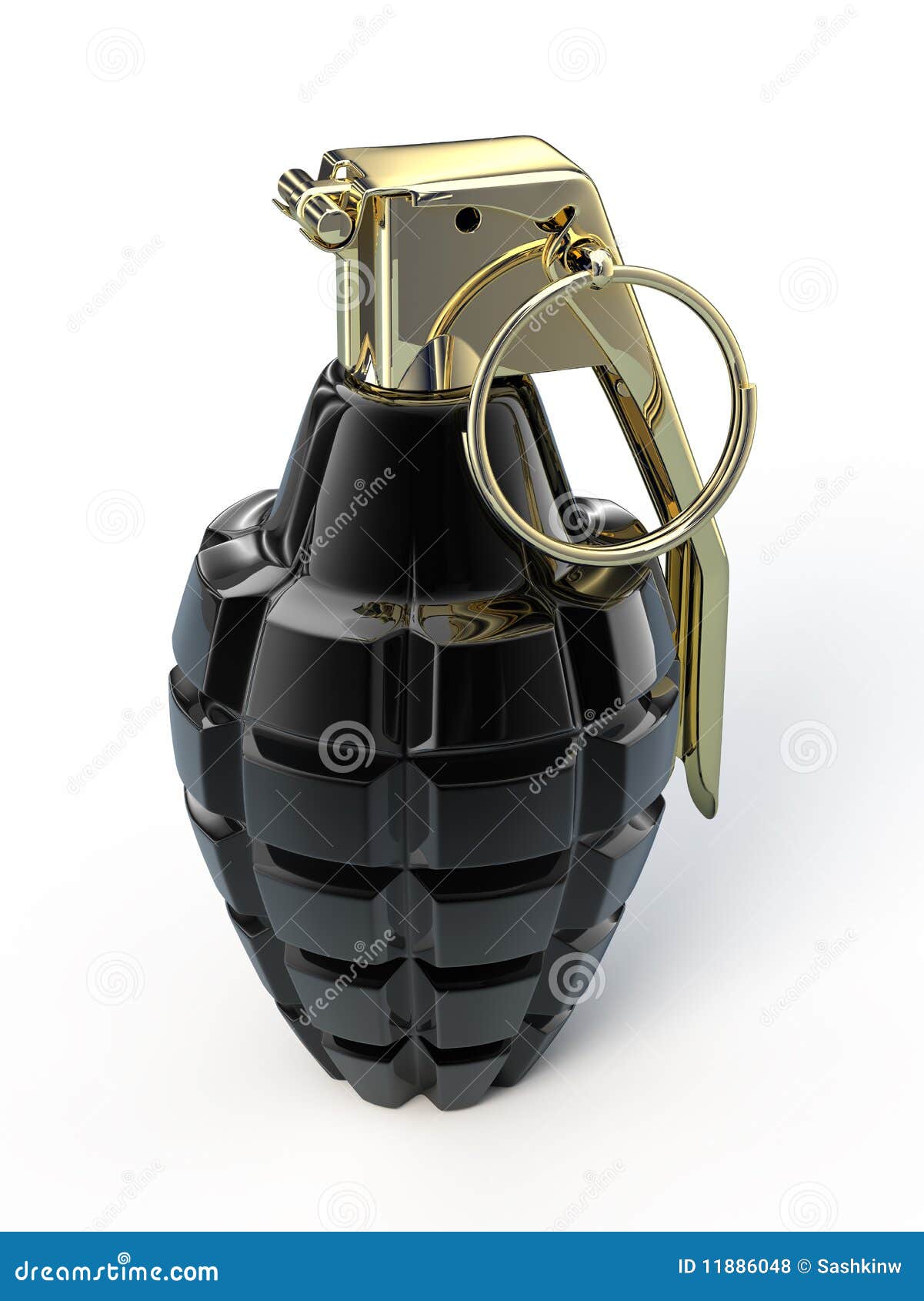 Granate der Hand Mk-2 stock abbildung. Illustration von schwarzes ...