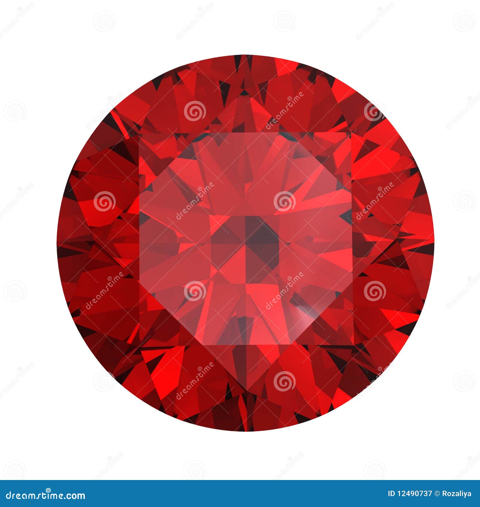 Granate Formado Redondo Rojo Stock de ilustración - Ilustración de ...