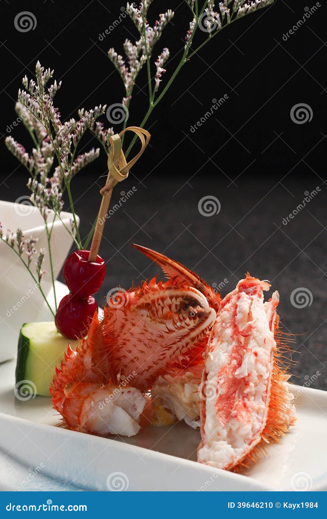 Granchio Reale Gastronomico Fotografia Stock - Immagine di pasto ...