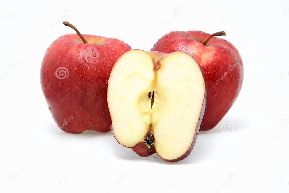 Grand Apple image stock. Image du isolement, tripler - 14815001