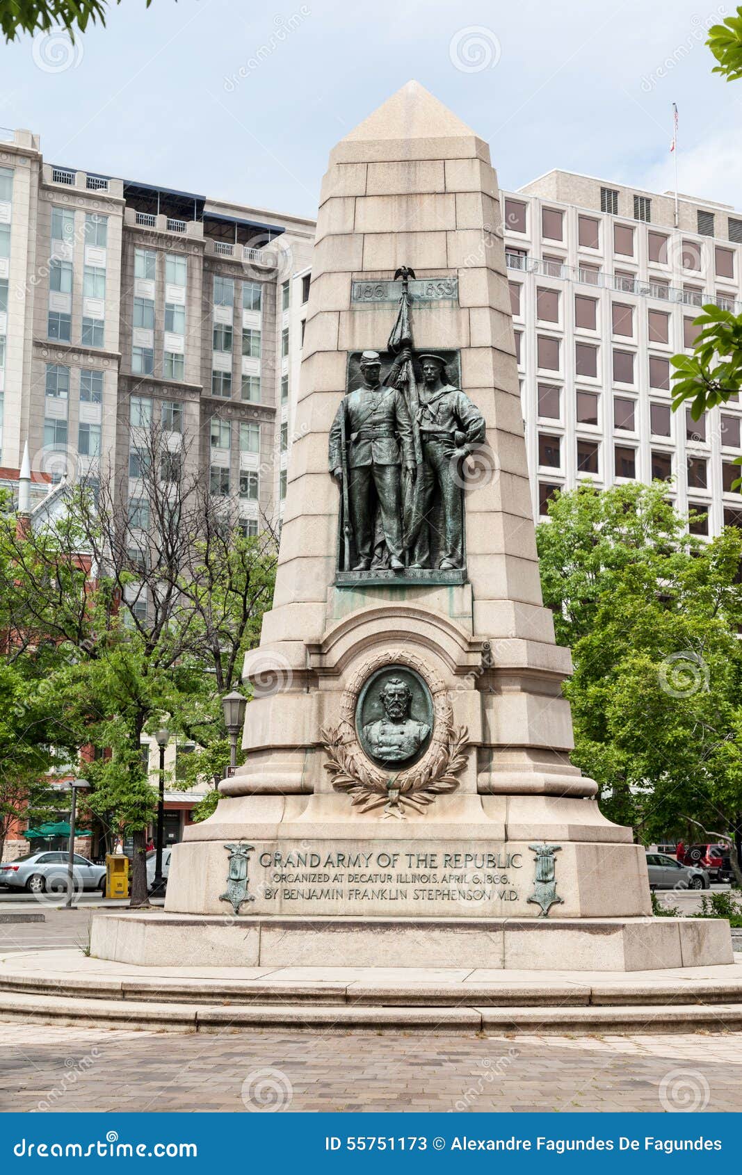 Grand Army of the Republic Monument Washington DC Editorial Stock Photo ...
