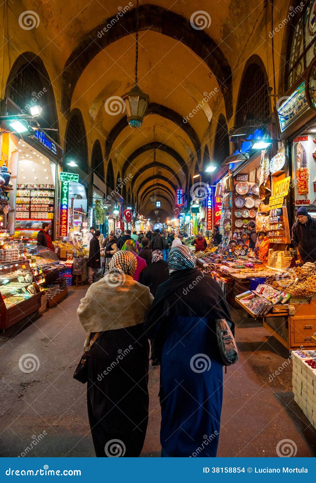 Grand Bazaar Shops in Istanbul. Editorial Stock Image - Image of ...